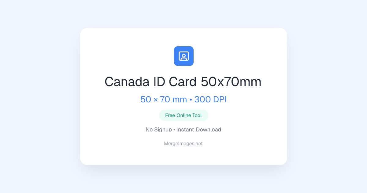 Foto de ID Card 50x70mm Canada — 50x70mm | Ferramenta Gratuita ...